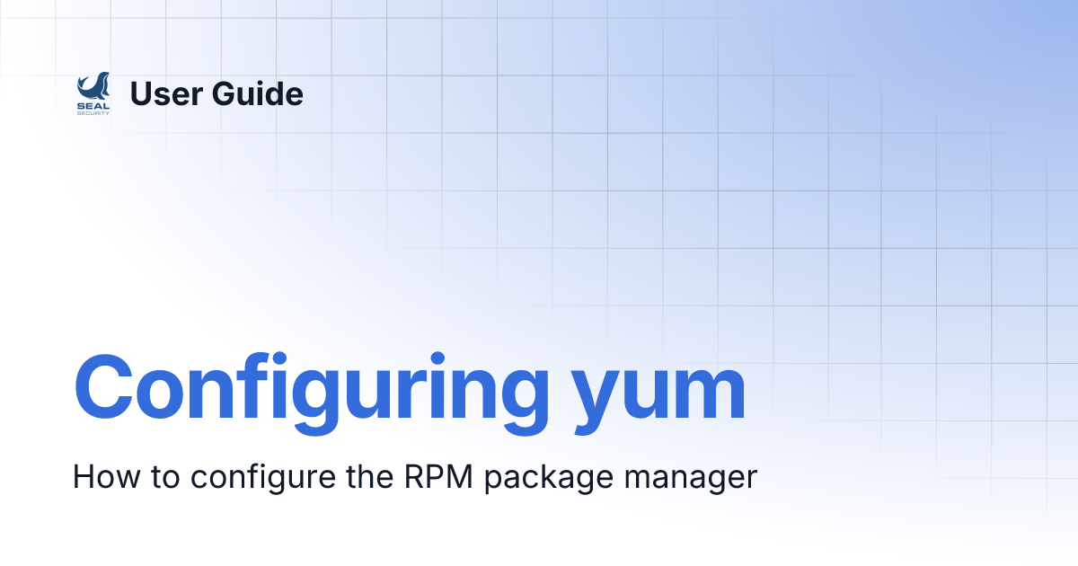 Configuring yum | User Guide